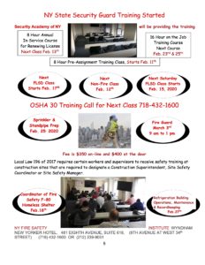 February 2020 Fire Safety Message – NY Fire Consultants Inc.