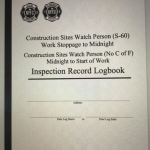 fire watch log book – NY Fire Consultants Inc.