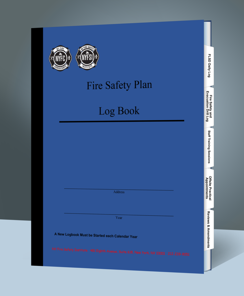 Fire Safety Plan Logbook – NY Fire Consultants Inc.